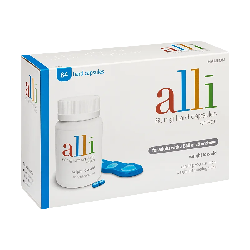 Buy Alli Tablets – 60mg Orlistat for Weight Loss Support